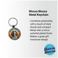 English Springer Spaniel Dog Abstract Art Metal Round Keychain ...