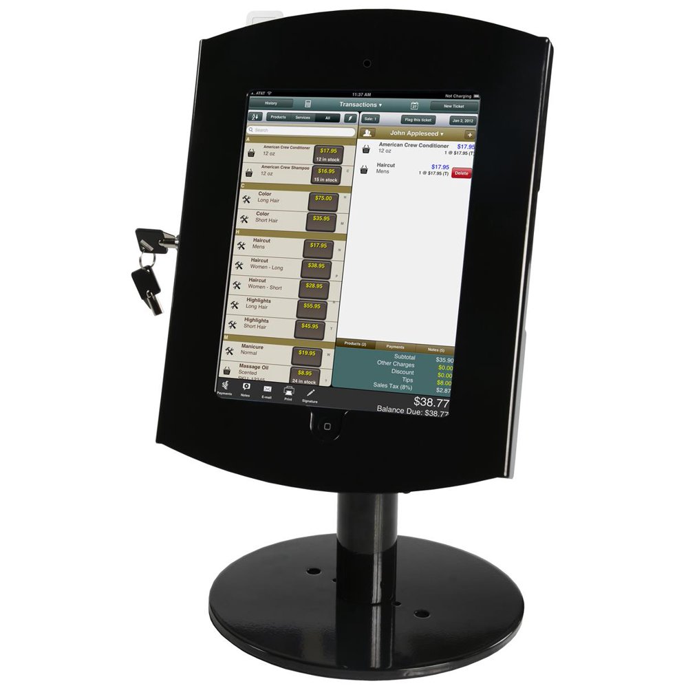 Locking iPad Display, POS System, For iPad 2-4 and Air, Exposed Home ...