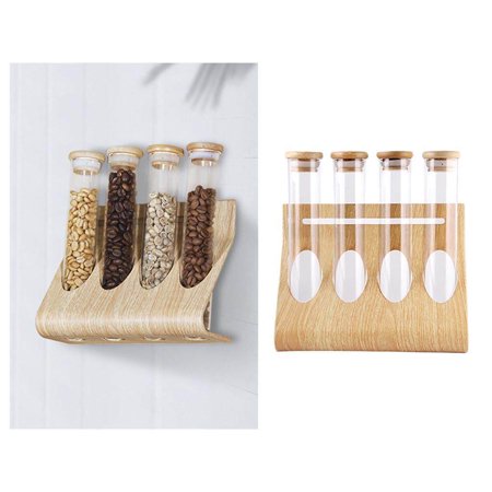 Test Tube Storage Rack Non-Slip Sealed Bottle Rack Rack Coffee Beans ...