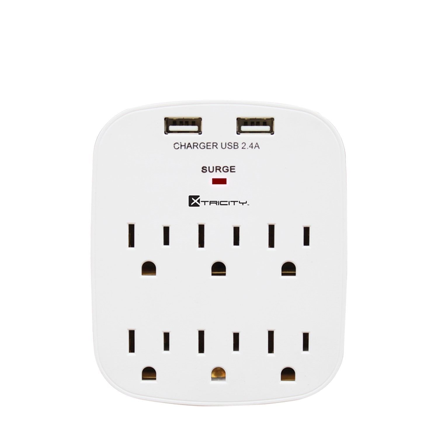 Click here for Xtricity - 6-Outlet And 2-Port Usb 2.4a Wall Power... prices