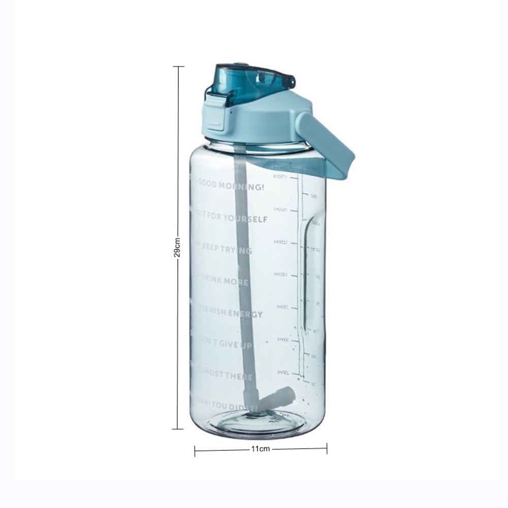 Buy Zmoon 64oz Half Gallon Plastic Goals Water Bottle Jug with ...
