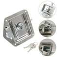 Chidian 1 Set Trailer Tool Box Latch Stainless Steel T-Handle Lock with ...