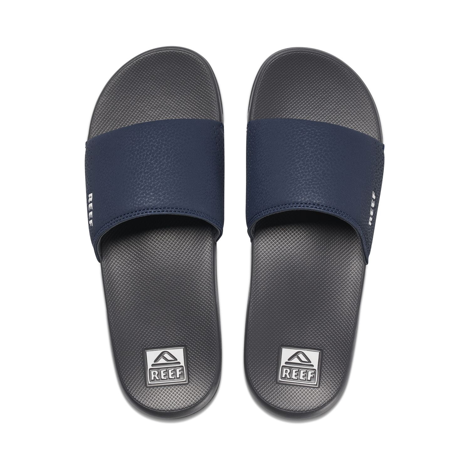 Reef Men's Sandals One Slide, Navy/White, 4 - Walmart.com