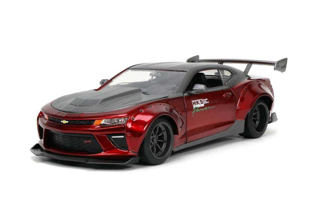 2016 Chevy Camaro Widebody "HKS", Candy Red - Jada Toys 33856 - 1/24 ...