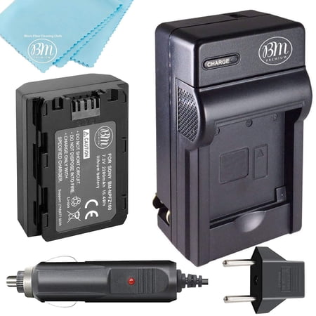 BM Premium NP-FZ100 Battery and Battery Charger for Sony Alpha 9, Sony ...