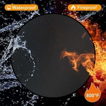 Fire-Resistant BBQ Grill Mat, High-Temperature Fiberglass Protective ...