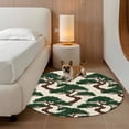 6ft Round Rug Bonsai Tree Area Rugs for Living Room Bedroom Washable ...