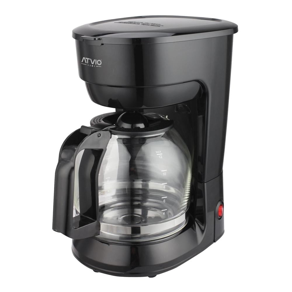 Cafetera Atvio 12 Tazas Negra | Walmart en línea