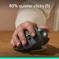 Logitech MX Ergo S Plus Advanced Wireless Trackball Mouse, USB-C ...