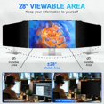 2Pack Magnetic 24 Inch Privacy Screen for Computer Monitor 16:9 Aspect ...