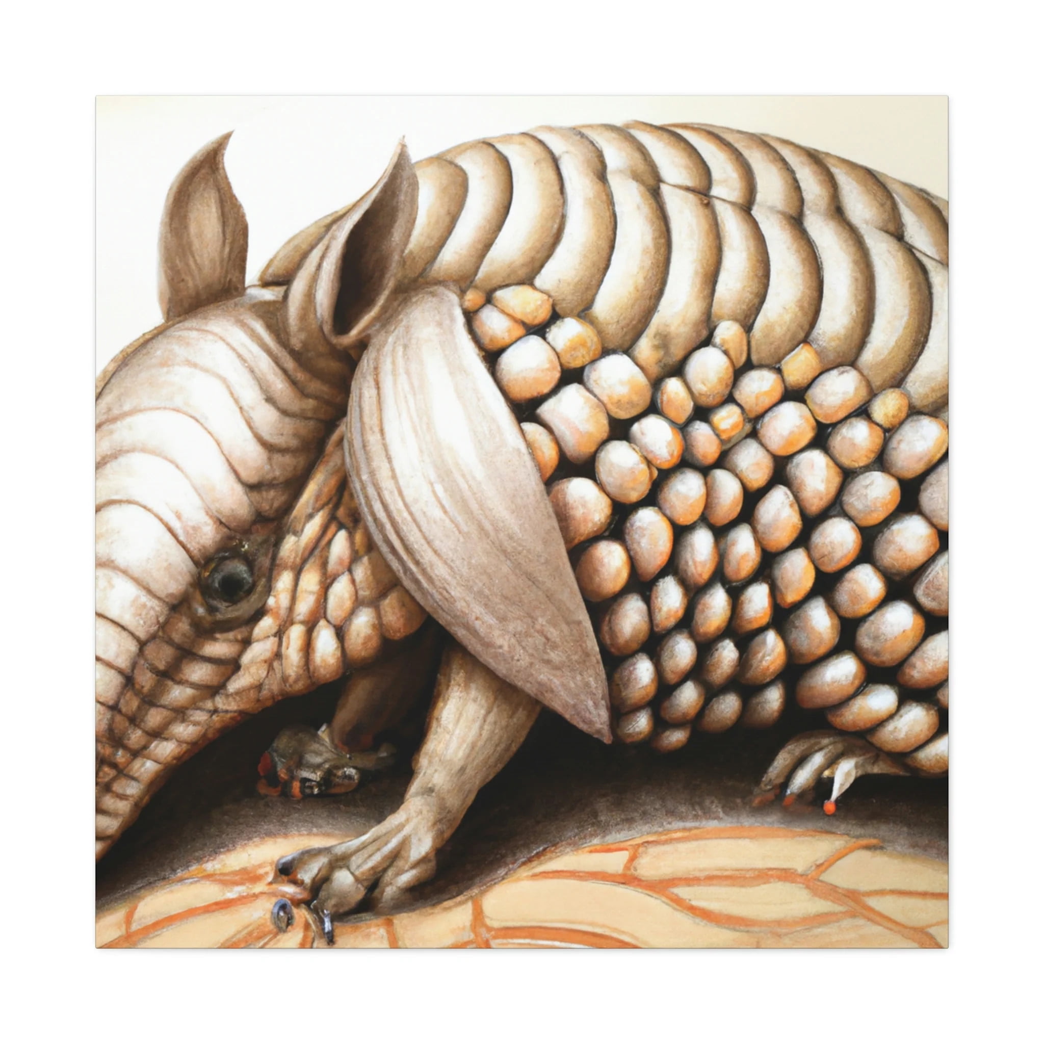 Mystic Armadillo Dreaming - Canvas - Walmart.com