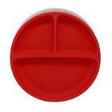 Equate Red Divided Plate, 10 1/4 inch, Microwave and Dishwasher Safe ...