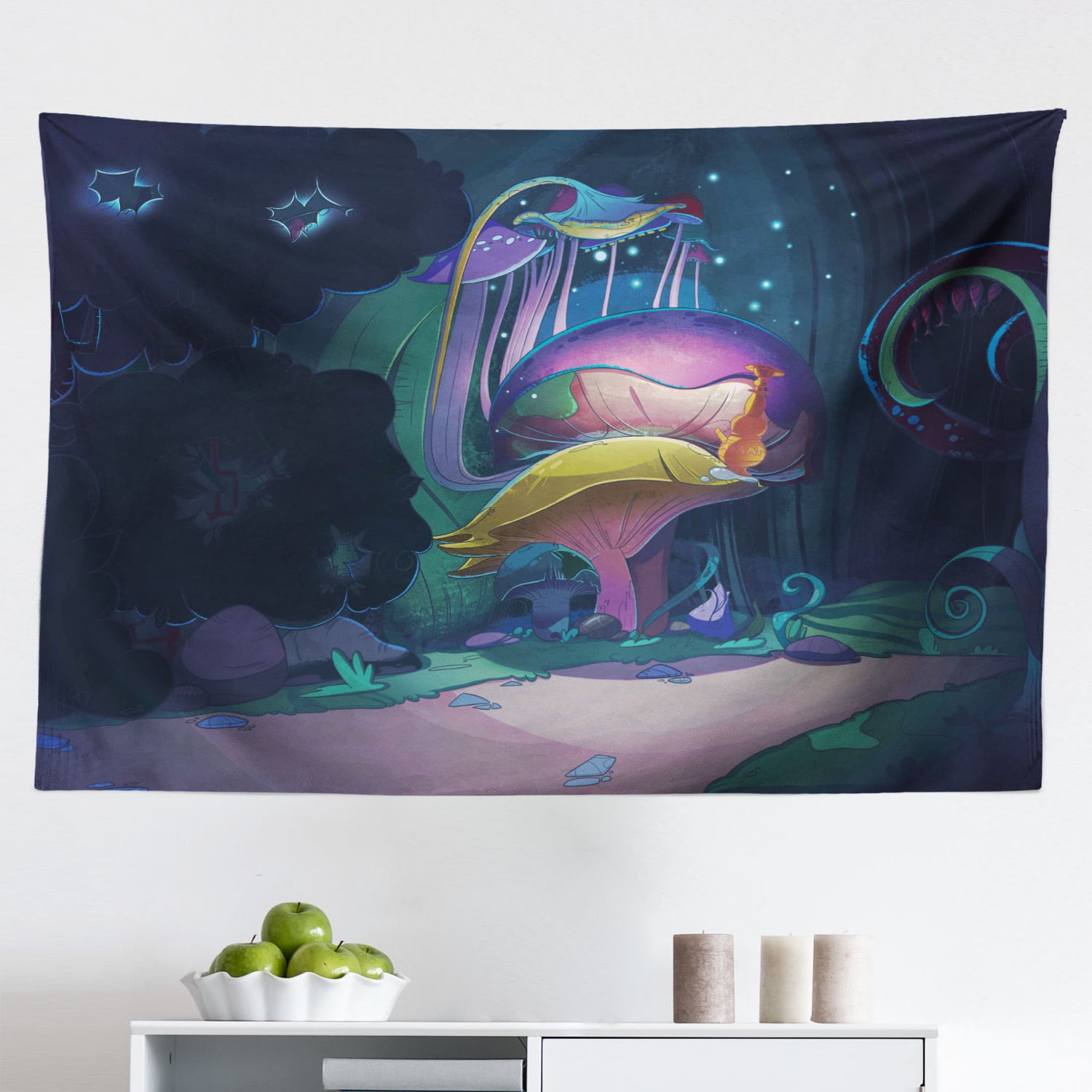 Futuristic Tapestry, Digital Paint Science Fiction Cityscape ...