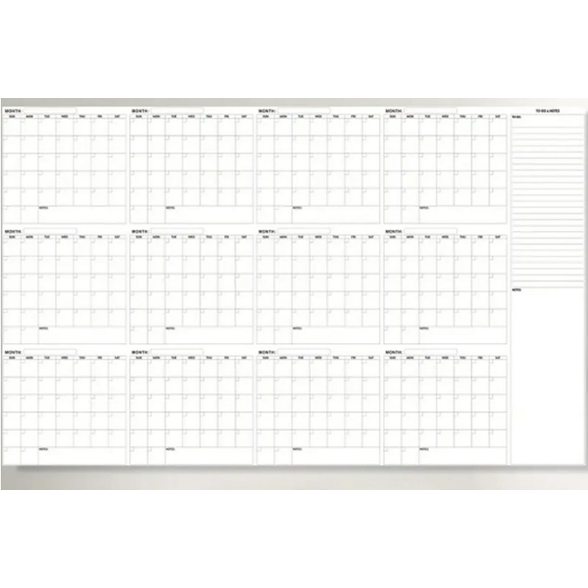 Click here for Miangastore Large Dry Erase Calendar For Wall Doub... prices