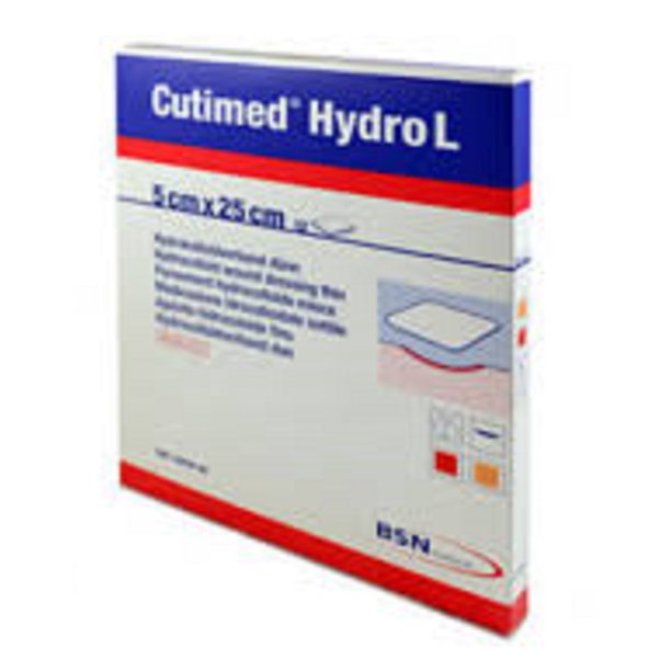 BSN Medical Cutimed Hydro L Hydrocolloid Dressing, 5 cm x 25 cm (2 in x ...