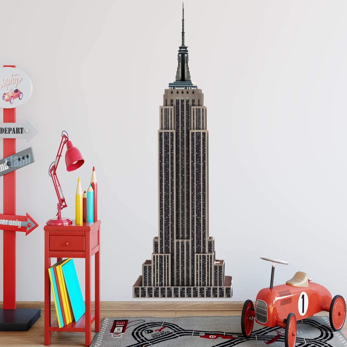 VWAQ - Empire State Building Wall Mural NYC Wall Sticker New York City ...