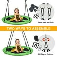 Trekassy 700lb Saucer Tree Swing for Kids Adults 40" Waterproof Frame ...