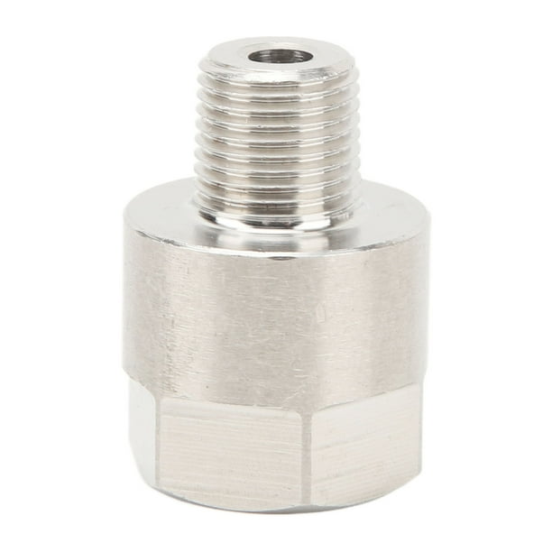 1/8in NPT Male To M10x1.0 Female Gauge Adapter, Solid Connection ...