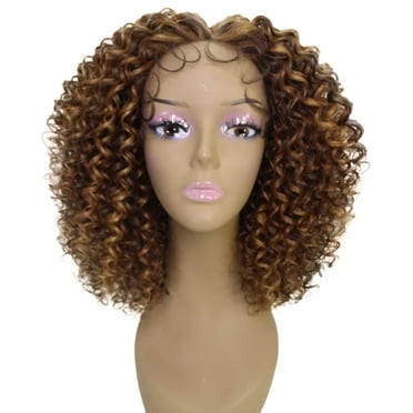 LUXLUXE Talia HD Lace Front Edgy Rounded Ringlet Curls With Fine Baby ...
