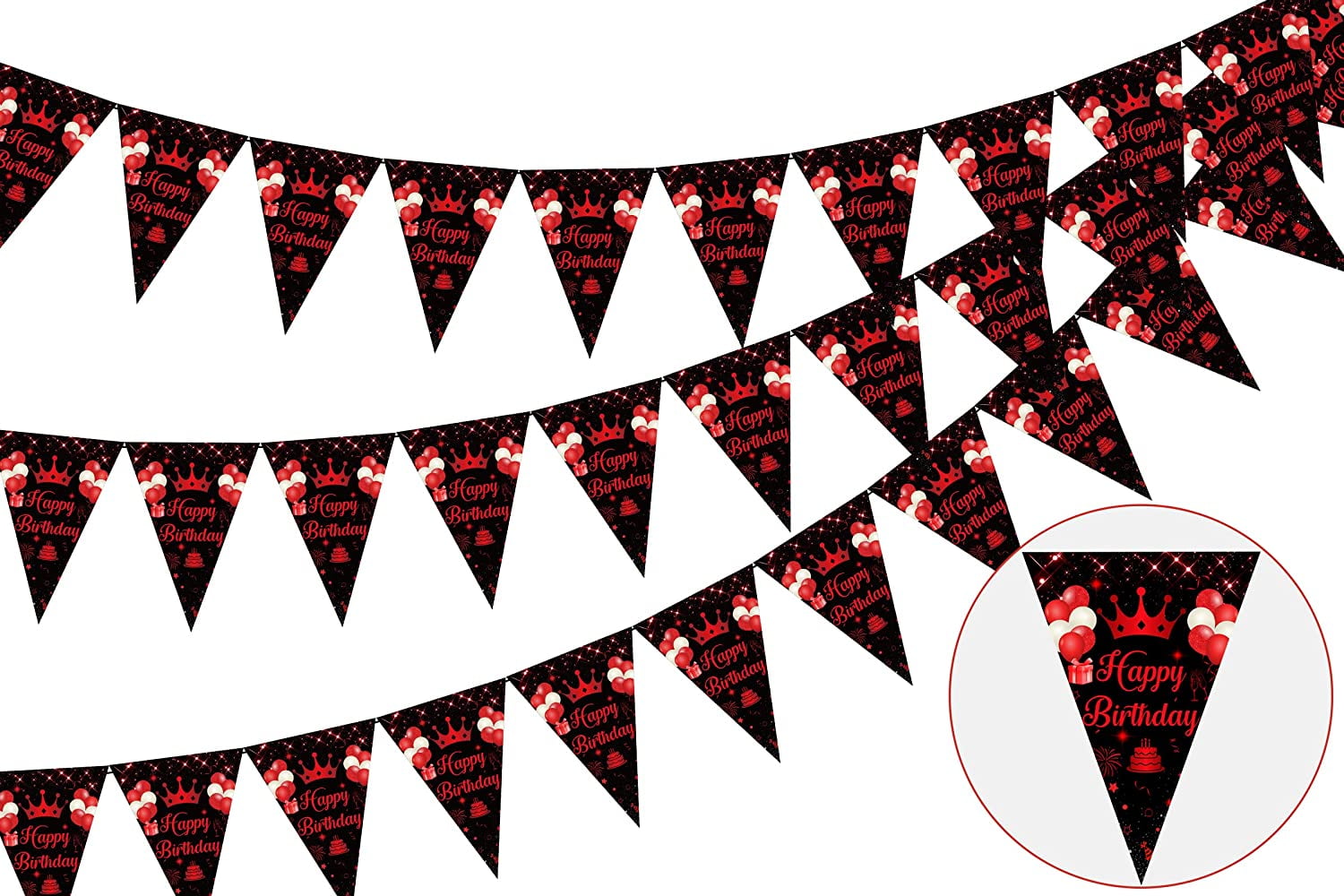 Birthday Triangle Banner Clipart