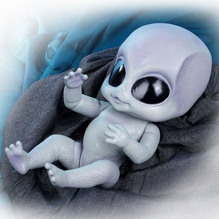 14inch Realistic Reborn Baby Alien Doll Hand-detailed Paiting Vinyl Toy ...