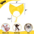 Nextone Pet Shower Cap for House Cats Small Dogs Puppy, Yellow ...