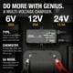 NOCO GENIUSPRO25 25A 6V/12V/24V Professional Smart Battery Charger and ...