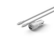 Belkin 18W USB-C Car Charger + USB-C Cable with Lightning Connector ...