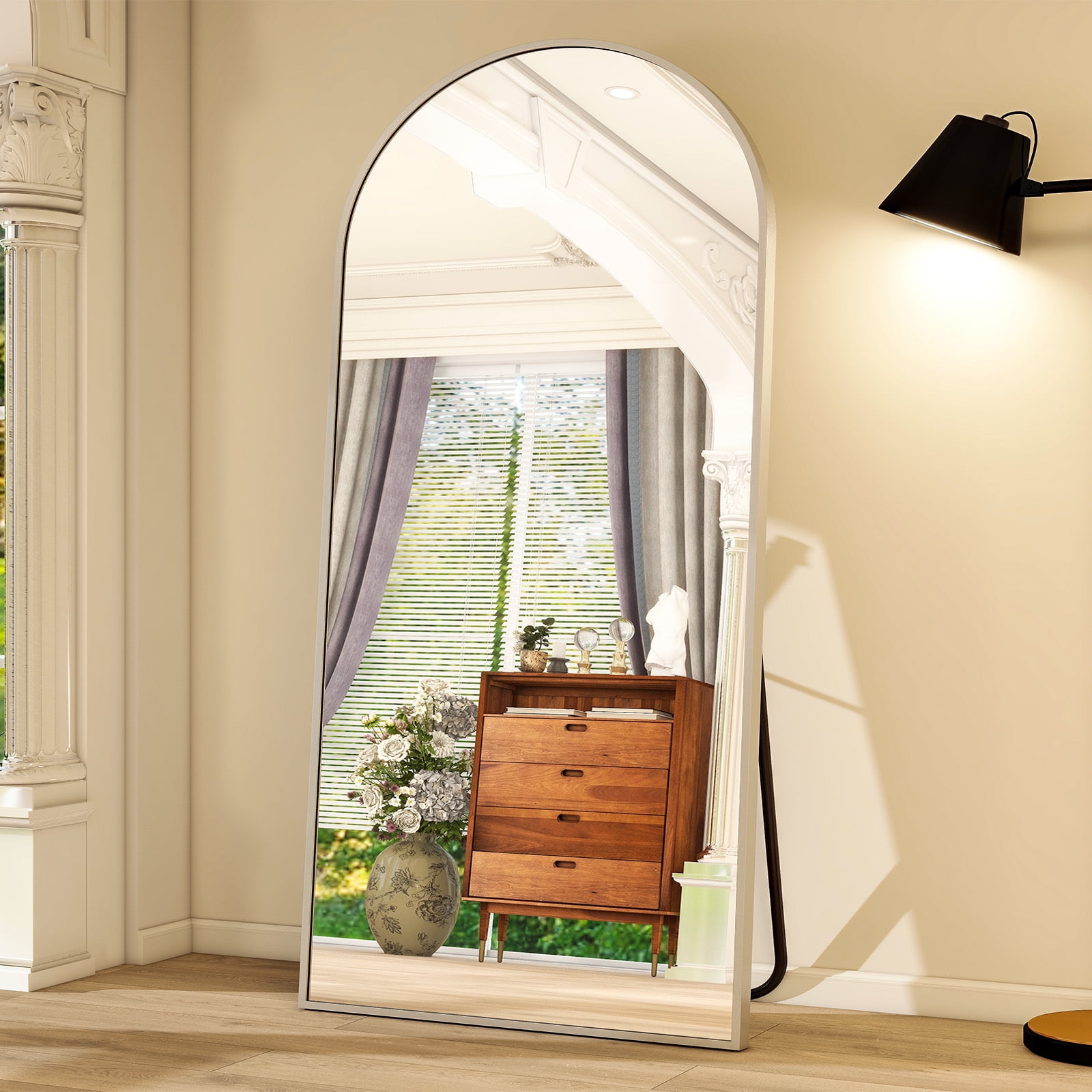 Click here for Beautypeak 76X34 Oversized Arched Full Length Mirr... prices