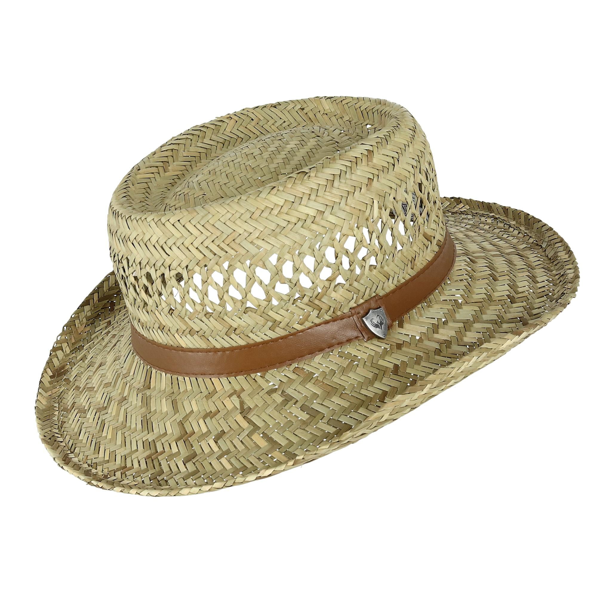Click here for Ascentix Rush Straw Gambler Hat With Wide Brim prices