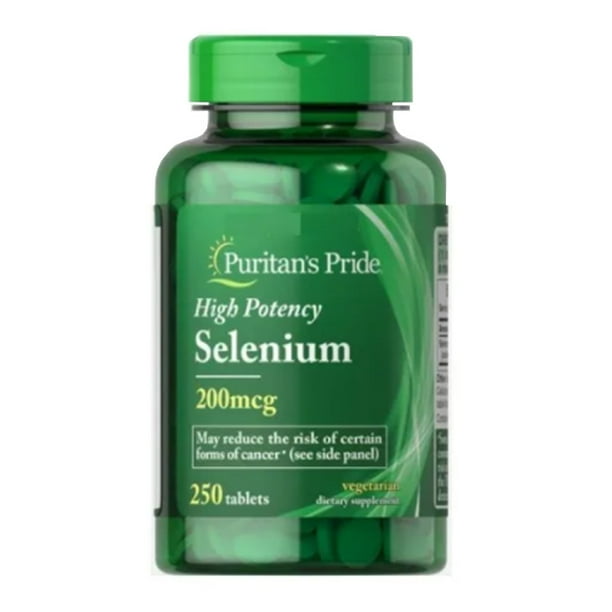 Selenio Selenium 200mcg 250tabs Suplemento Puritans Pride Original ...