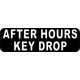 10in x 3in After Hours Key Drop Sticker - Walmart.com