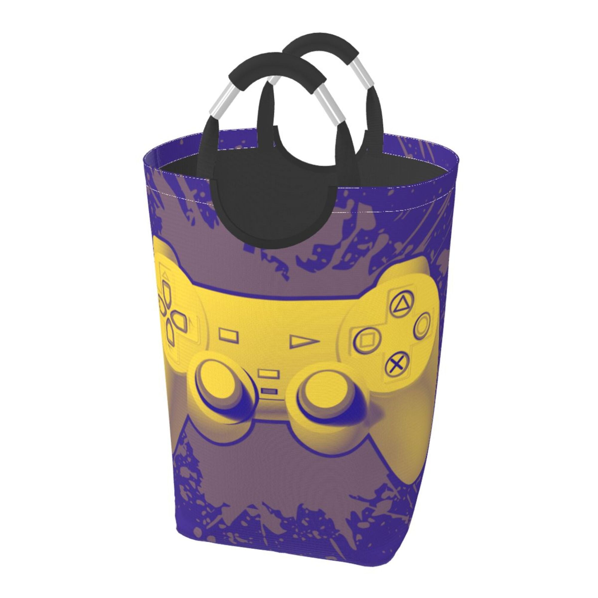 TEQUAN 50L Large Rectangular Laundry Hamper with Aluminum Handles ...