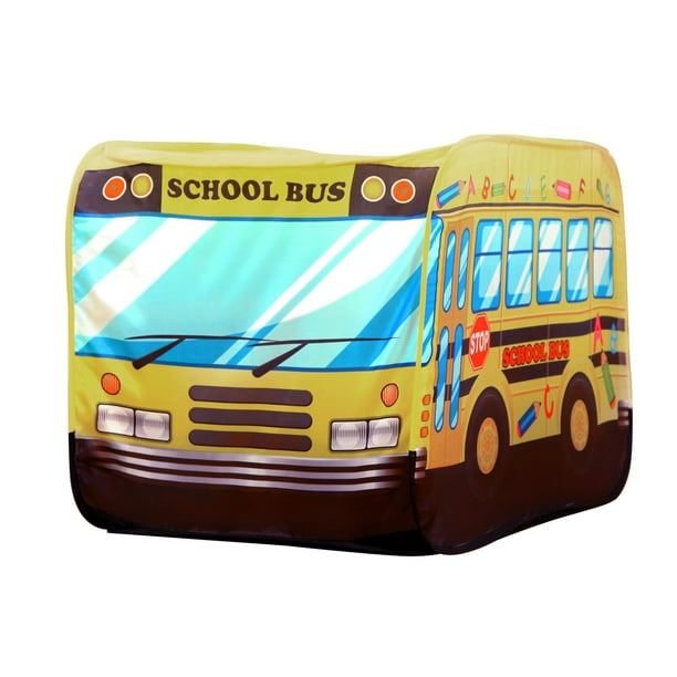 POCO DIVO School Bus Pop-up Play Tent Kids Pretend Playhouse - Walmart.com