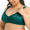 Deyllo Womens Non Padded Wireless Plus Size Full Coverage Minimizer