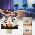 Ghost Campfire Night Light - Flashing LED Halloween Night Light with ...