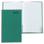 Boorum & Pease Record/Account Book, Blue/Red Cover, 150 Pages, 9 5/8 x ...
