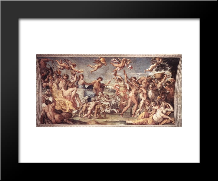 Triumph of Bacchus and Ariadne 20x24 Framed Art Print by Annibale ...