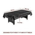 Hathaway 7-8 ft. Pool Table Dust Cover, Black, 48 in wide - Walmart.com