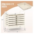 12-Drawer Rolling Storage Cart, Mobile Utility Cart with Wheels ...