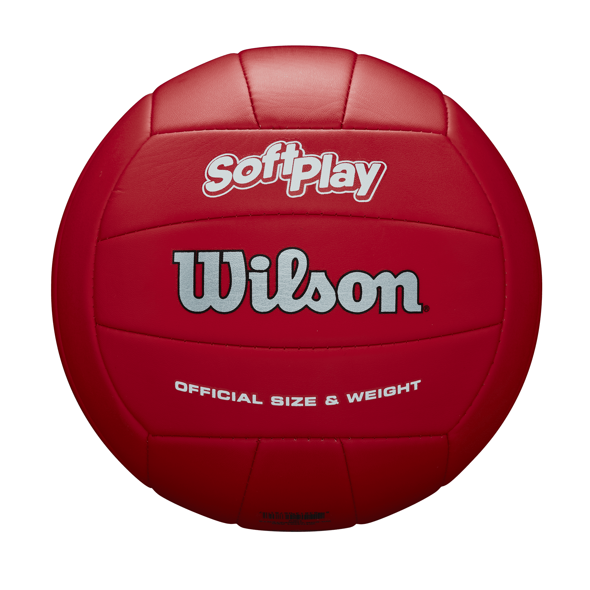 Wilson Soft Play Volleyball Official Size, Red - Walmart.com