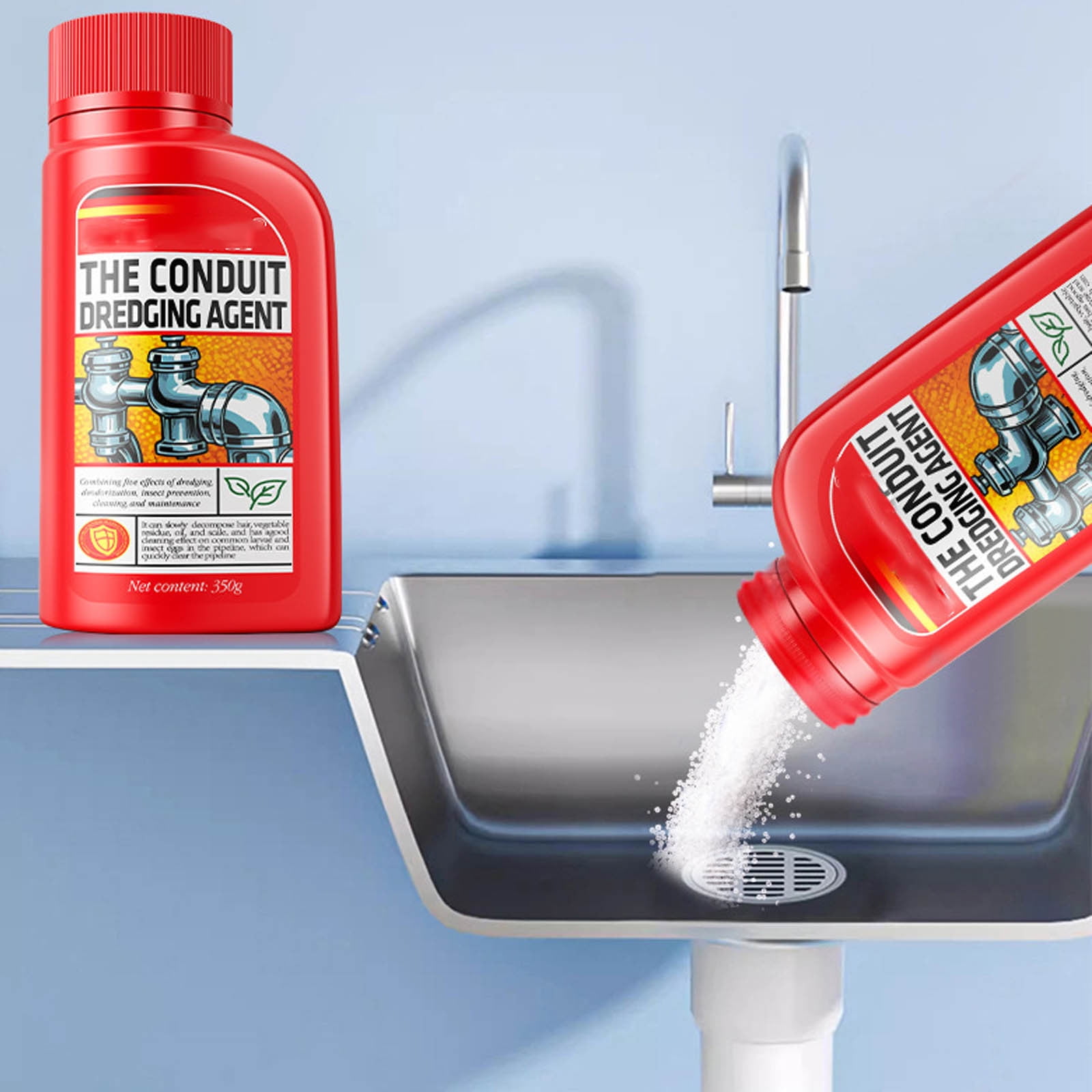 Powerful Sink Drain Cleaner | Fast-Acting Clog Remover for Sinks ...