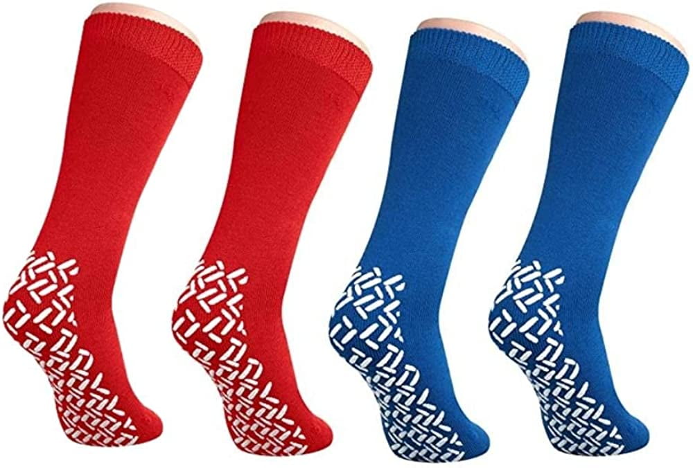 Nobles XXXL Extra Wide Bariatric Non Skid Slipper Socks for Swollen ...