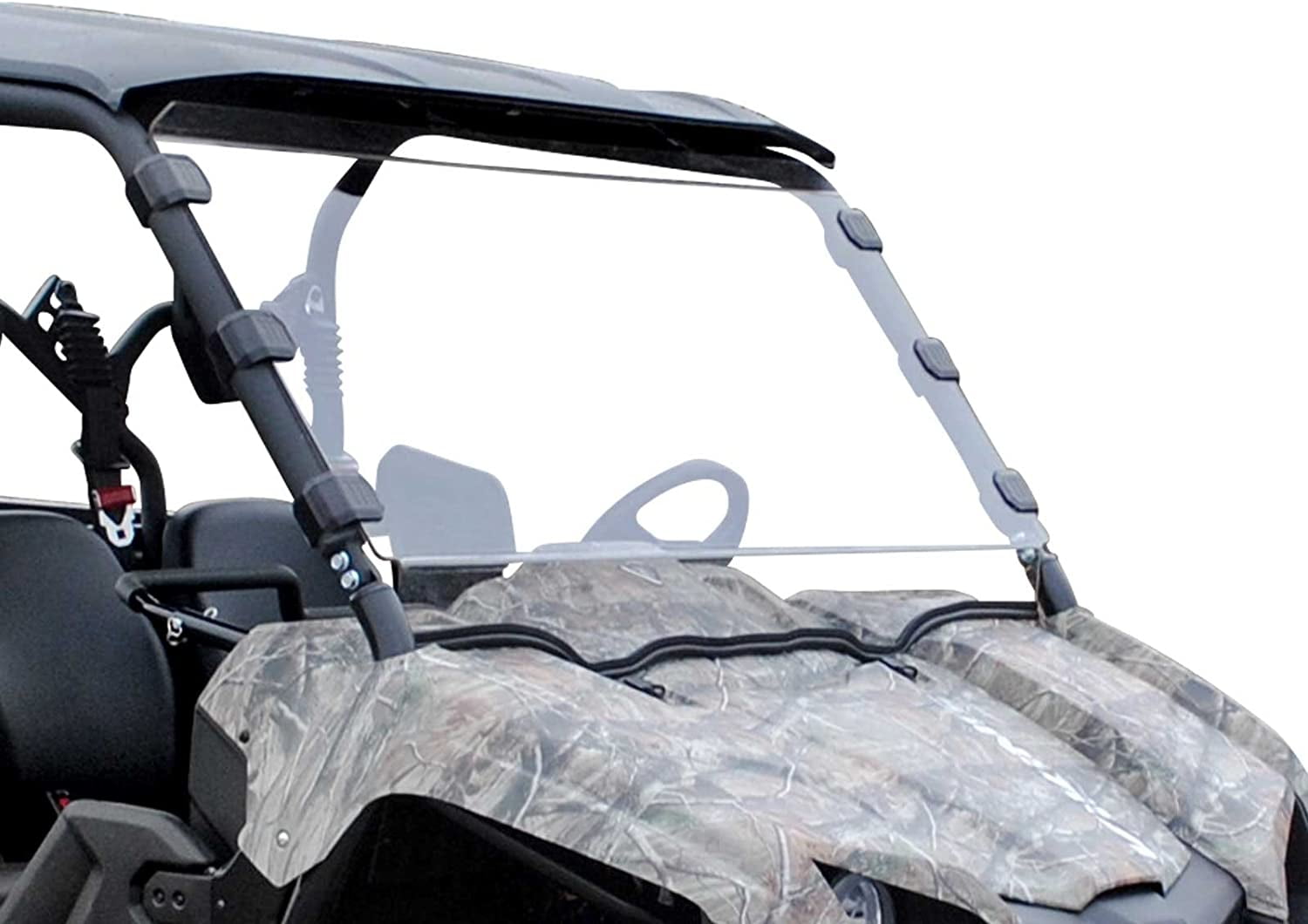 SuperATV HD Full UTV Windshield for 2014+ Yamaha Viking |Rattle|Free ...