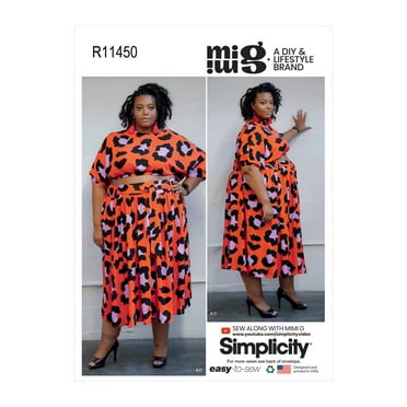 Simplicity Plus Size 20W-28W Dress Pattern, 1 Each - Walmart.com