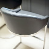 Otus Kitchen Chair, Brushed Stainless Steel Bar Stool, 26-inch Seat ...