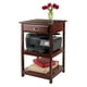 Winsome Wood Delta Home Office Printer Stand, Walnut Finish - Walmart.com