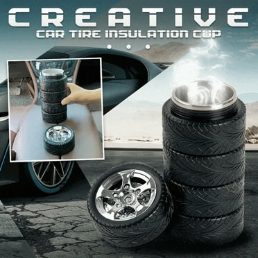 Tyre Mug Tire Shape Cup Coffee Cup 300ml Stainless Steel Thermo Mug ...