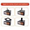 6 Pack RV Stabilizer Jack Blocks, Heavy Duty Trailer Jack Support Pads ...