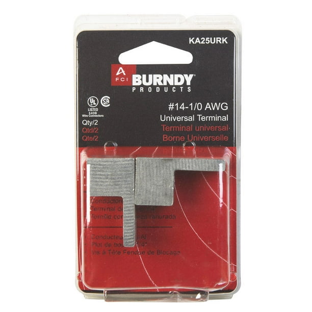Burndy 1/0 AWG Universal Terminal 2 pk - Walmart.com